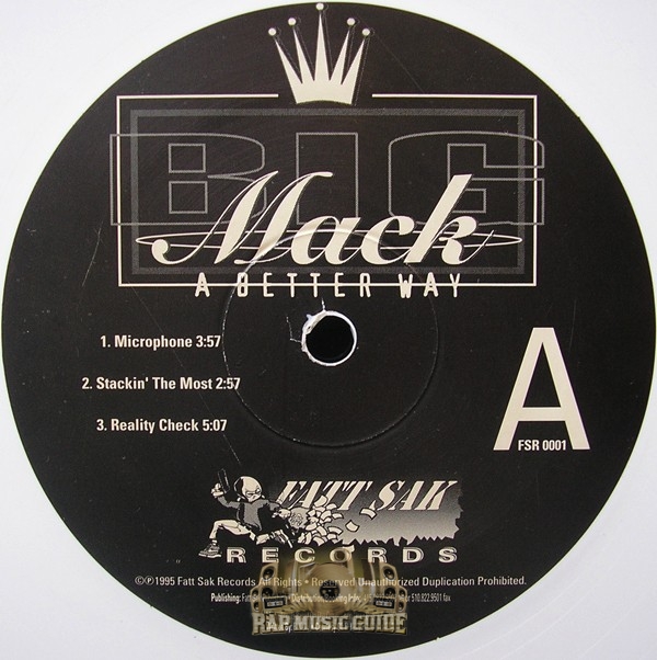 Big Mack - A Better Way EP: Record | Rap Music Guide